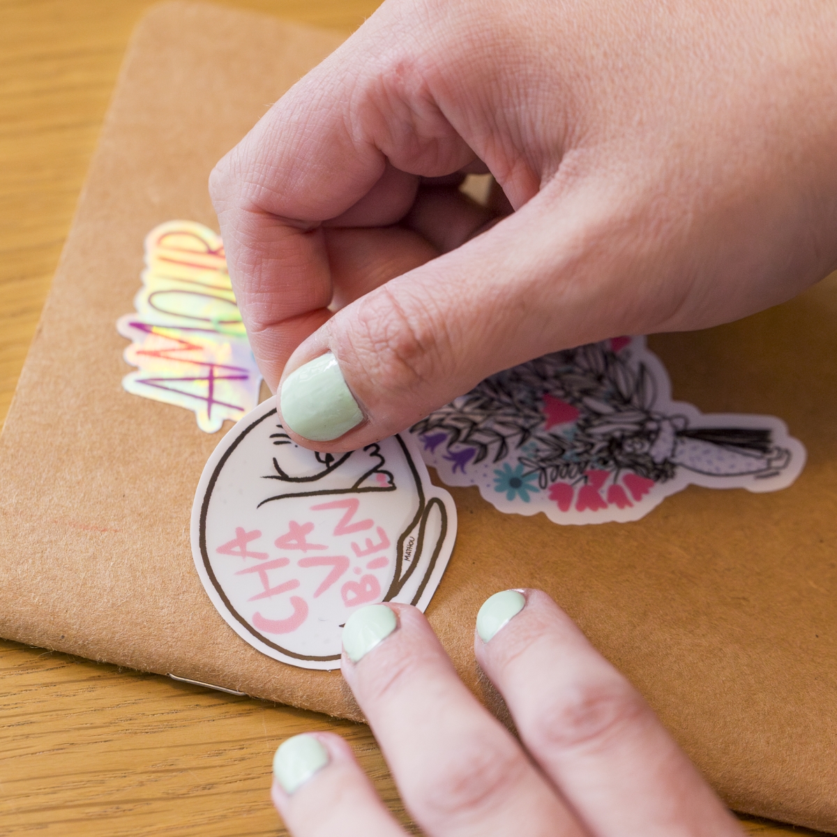 Mathou Illustrations - STICKER CHAT VA BIEN