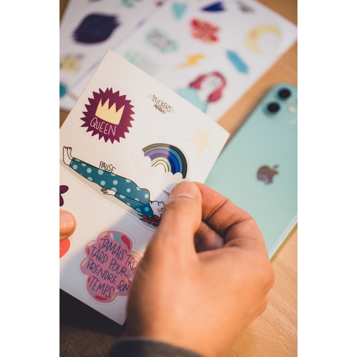 Mathou Illustrations - COLLECTION DE STICKERS MATHOU