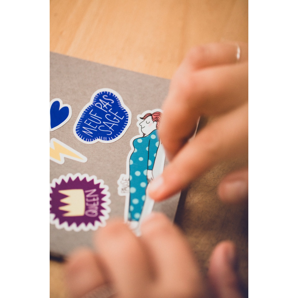 Mathou Illustrations - COLLECTION DE STICKERS MATHOU