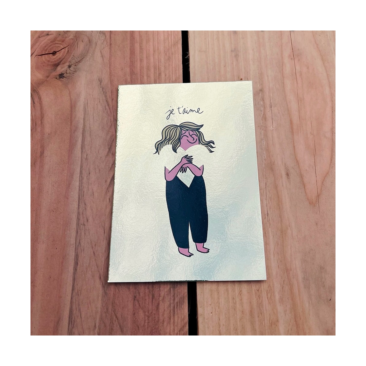 Mathou Illustrations - CARTE LOVE GOLD